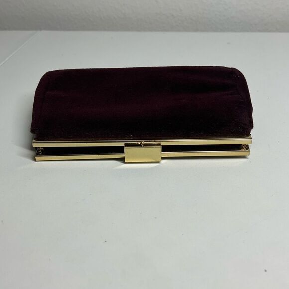 Estee Lauder | Bags | Vintage Estelauder Faux Suede Clutch Cosmetic ...